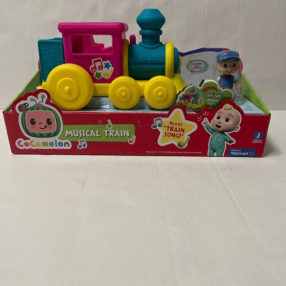 Toys | Cocomelon Musical Train With Conductor Jj | Poshmark
